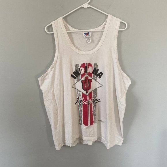 Vintage | Shirts | Vintage Indiana Hoosier Tank Xlarge | Poshmark